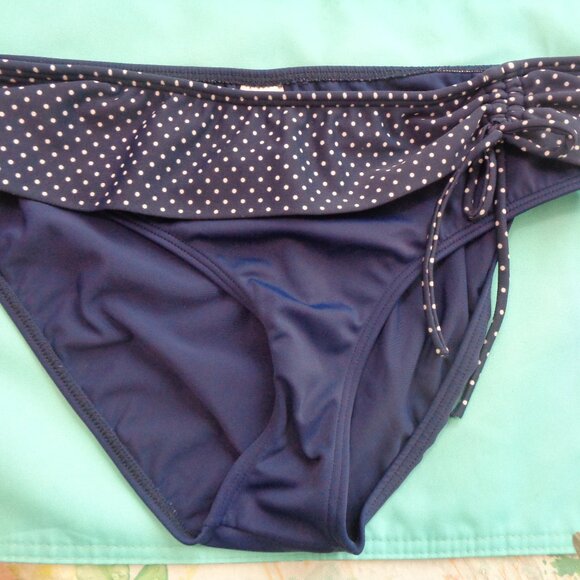 VENUS | Swim | Venus Navy Blue Bikini Bottom Swim Suit Polka Dots ...